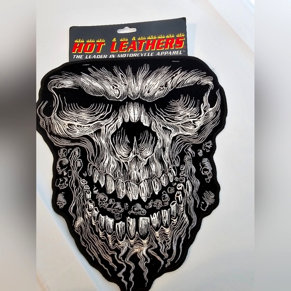 Other | Hot Leathers Patch Giant Skull | Poshmark